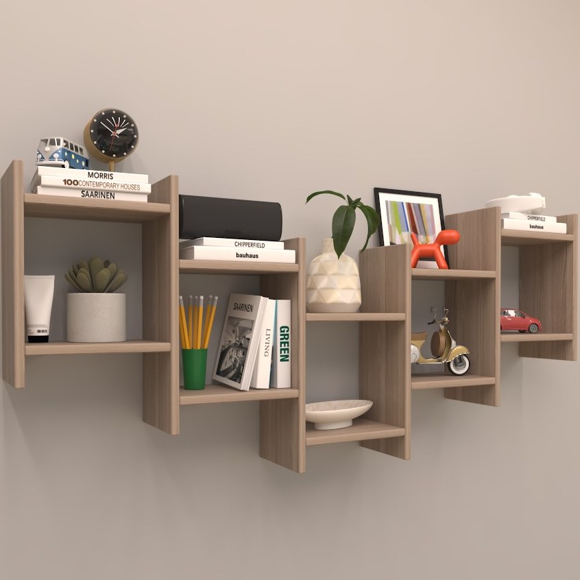 DUVAR RAF SET -23 CORDOBA ( MAT ) Fiyatı ve Özelliklerı - Badem