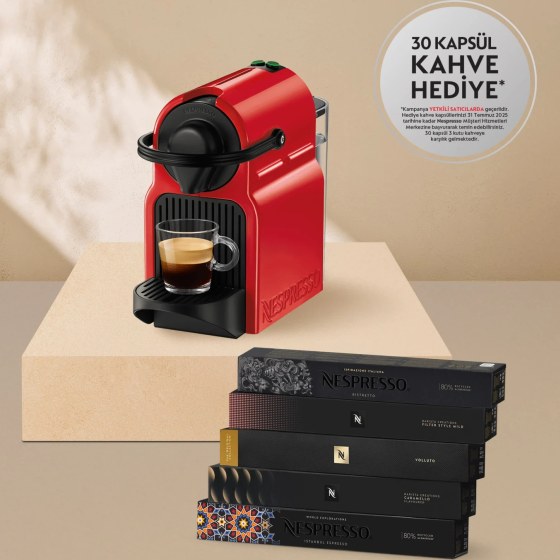 Nespresso İnissia C40 Red Kahve Makinesi,Kırmızı Fiyatı ve Özelliklerı ...
