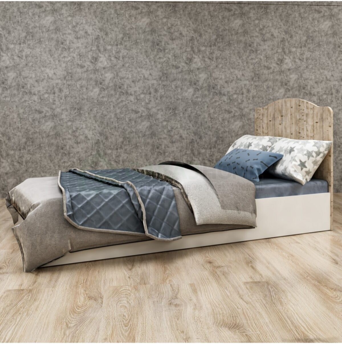 Garaj Home Elit 90x190 Karyola - Soho Fiyatı ve Özelliklerı - Badem