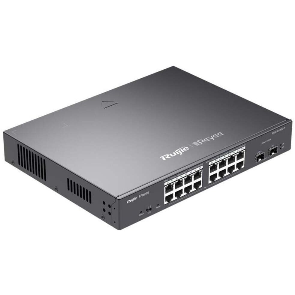 Genel Markalar Ruijie-Reyee RG-ES218GC-P 16 Port Poe+ 10-100-1000 Mbps ...
