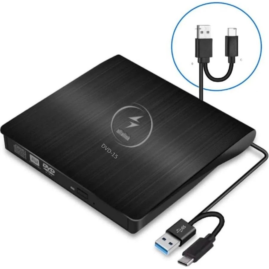 Hepta Collection Alfalink Harici DVD Rw External Taşınabilir Ultra Ince ...