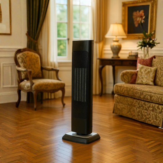 Homenter Voltomat 2000W Termostatlı Kule Tipi Seramik Fanlı Isıtıcı ...