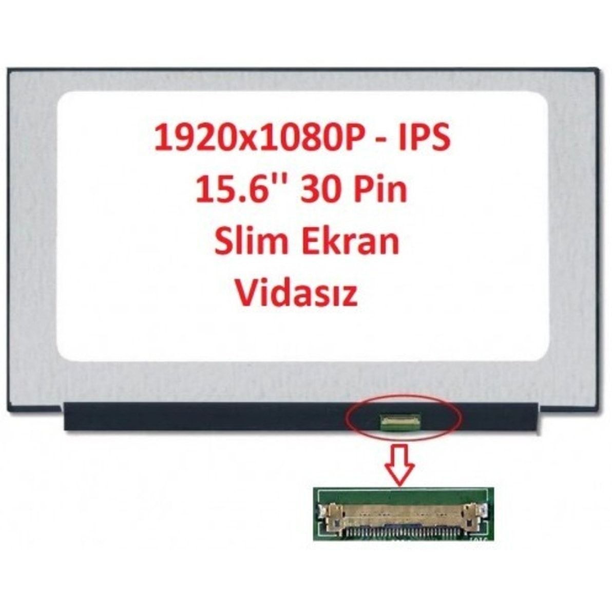 NION Lenovo V15-ıwl Lcd Ekran - Panel (15.6" Slim Led 30 Pin Full Hd ...