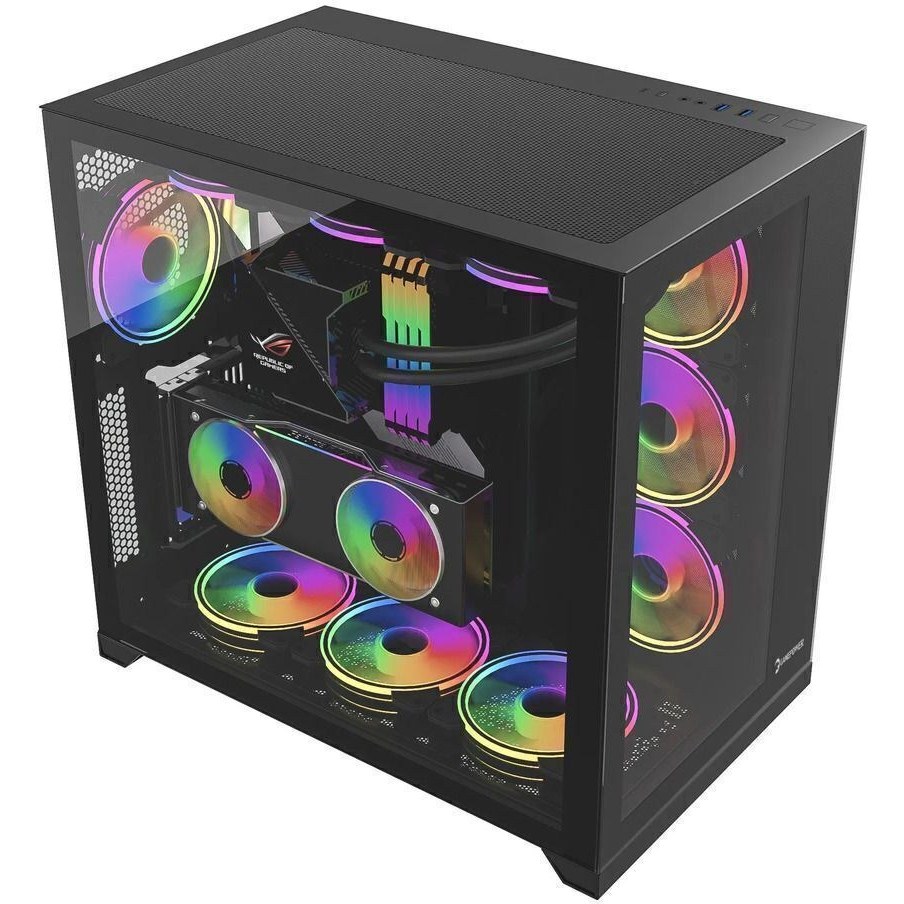 Gamepower Warcry Evo Argb Temper Cam Type-c Atx Gaming Kasa Kontrolcü ...