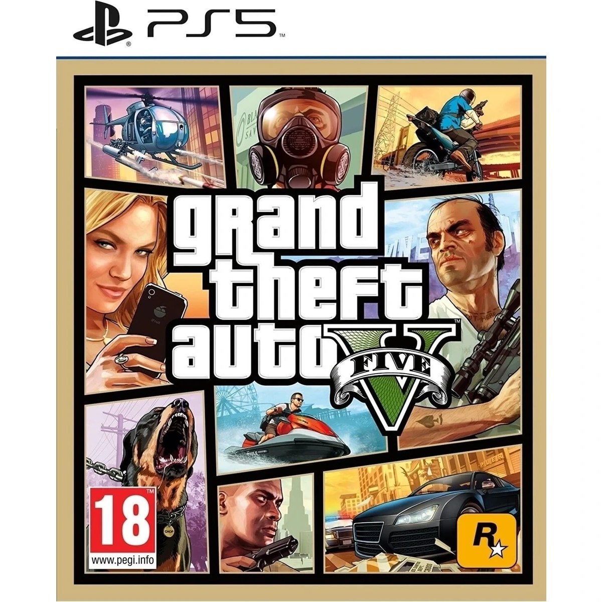Rockstar Rockstar Games Ps5 Grand Theft Auto V - Gta 5 PS5GTAV Gta ...
