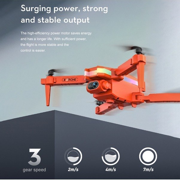Honmex Küçük Boy Katlanabilir Drone Xt8 Turuncu - 4k Çift Kameralı, İz ...