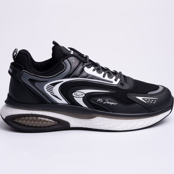 MC Jamper Erkek Siyah Ortopedik Taban Spor Ayakkabı Perr- Fiyatı ve Özelliklerı - Badem