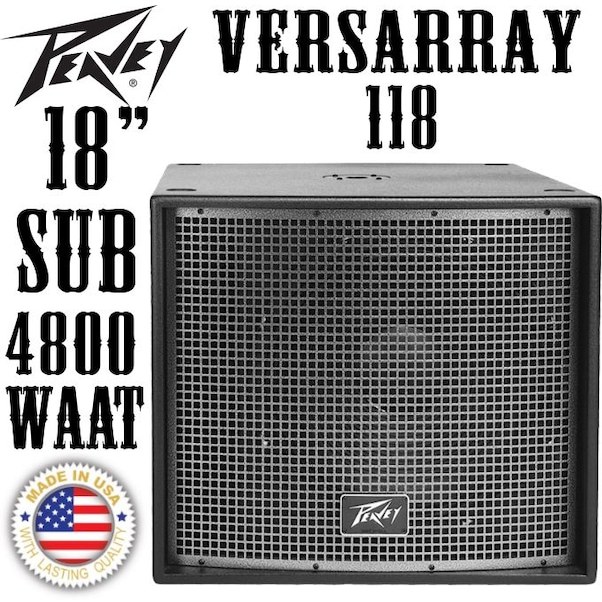 Peavey Versarray 118 Pasif Subwoofer Hoparlör Fiyatı ve Özelliklerı - Badem