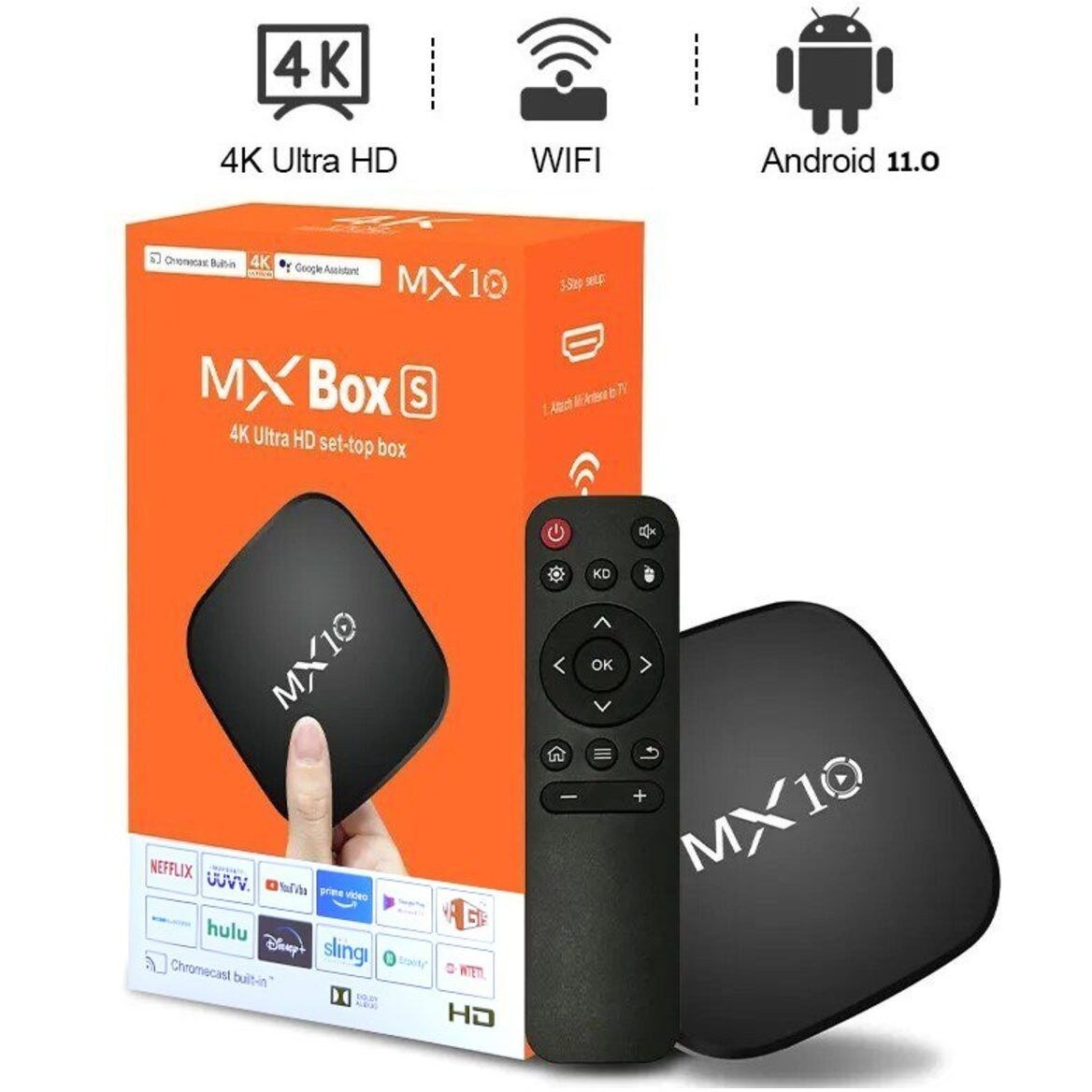 Tastech Mx10 Android Tv Box Ram:1gb Rom:8gb Allwinner Rk3228a Dört ...