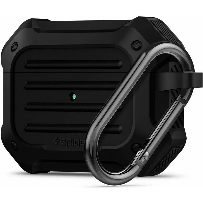 Spigen Apple AirPods Pro (1.nesil) ile Uyumlu Kılıf Tough Armor Black ...
