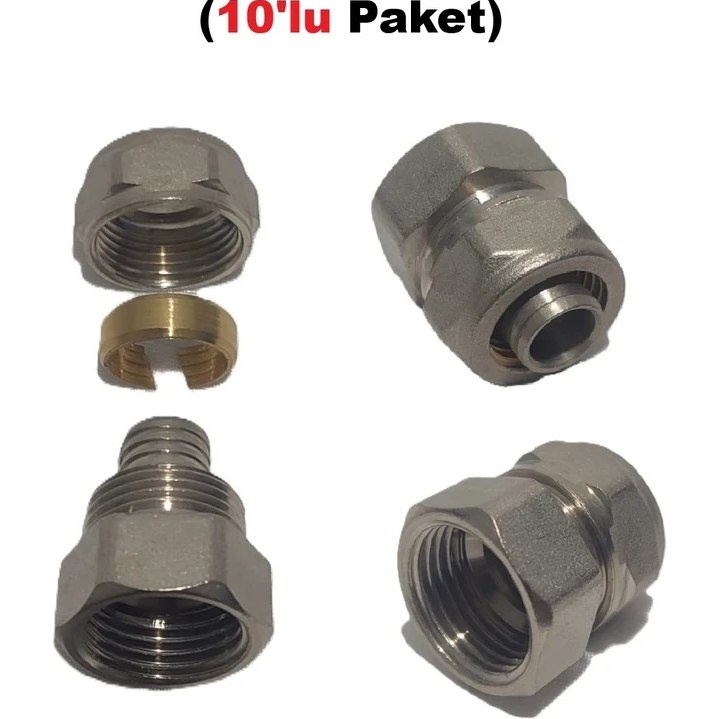 Kalde (10'lu Paket) Ø16X1/2" Iç Dişli Mini Pex Rekor - Mobil Sistem ...