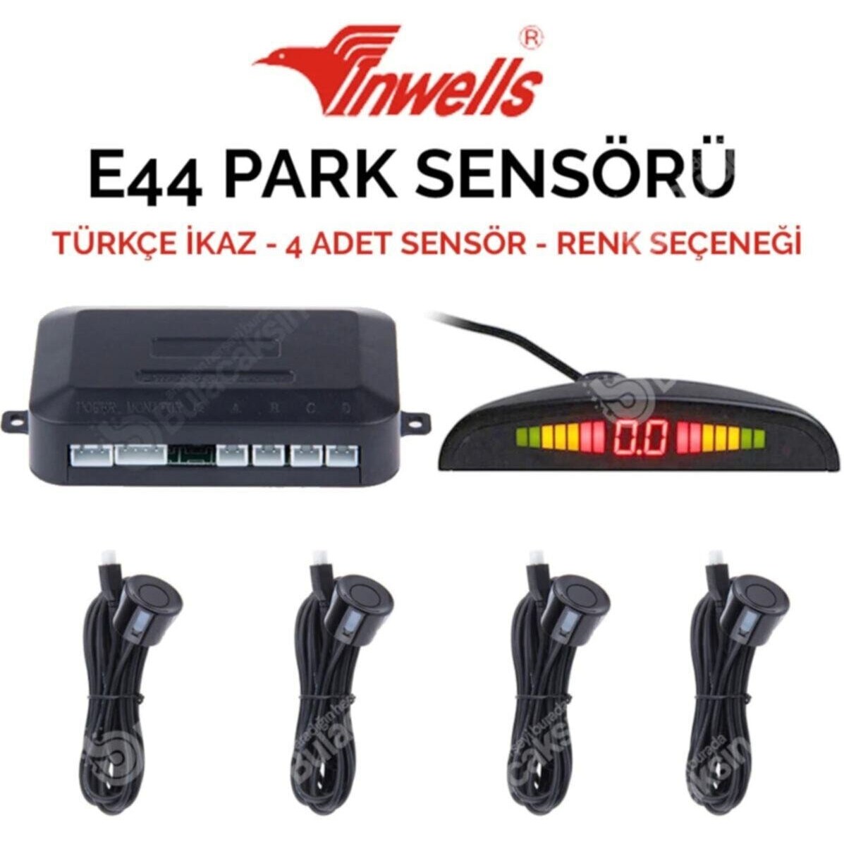 Inwells Park Sensoru E44 4 Sensorlu Grı Turkce Konusan Fiyatı ve Özelliklerı - Badem