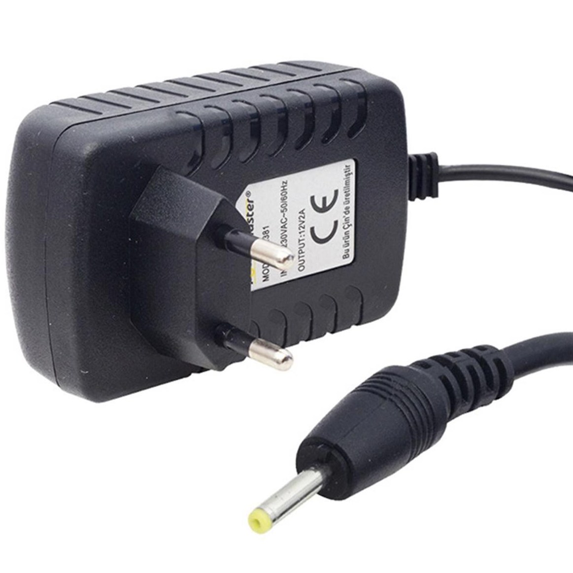 POWERMASTER 12 VOLT - 2 AMPER 2.5*0.7 İNCE UÇLU TABLET PC ADAPTÖRÜ ...