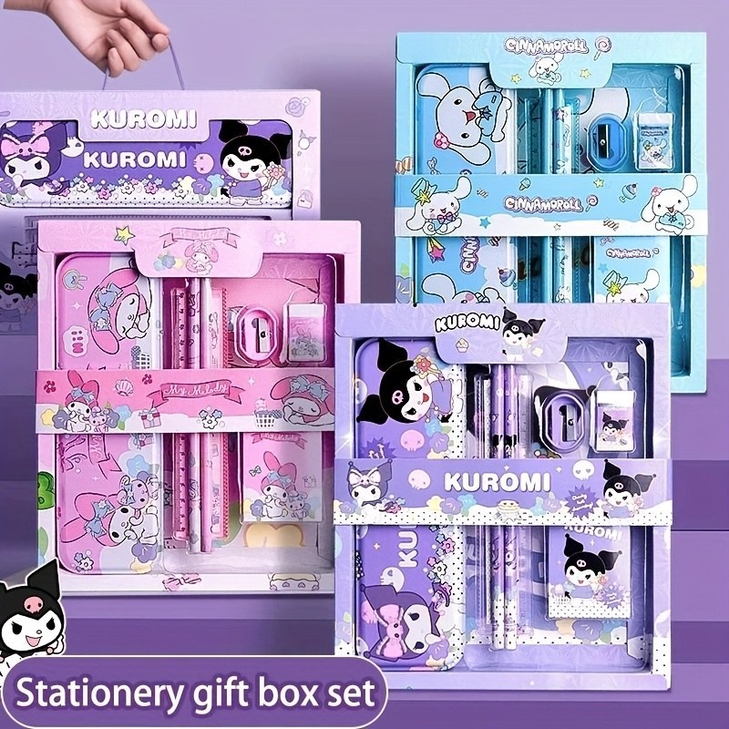 Sanrio 6/12 Adet Kuromi Kırtasiye Seti Cinnamoroll My Melody Kalem ...