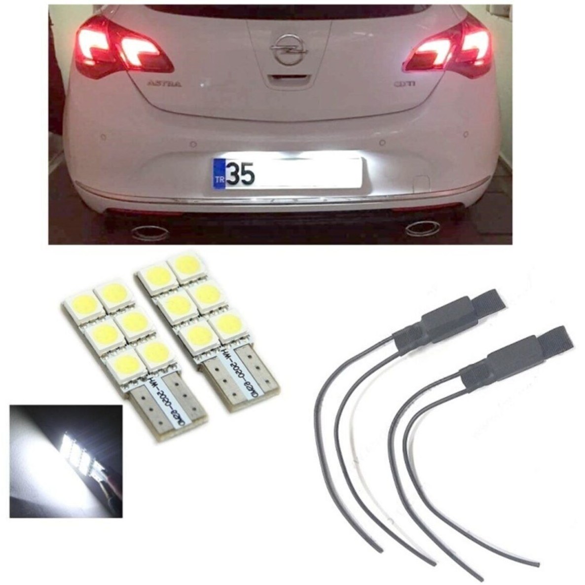 Fardoktoru Opel Astra J Led Plaka Aydınlatma Seti Fiyatı ve Özelliklerı ...