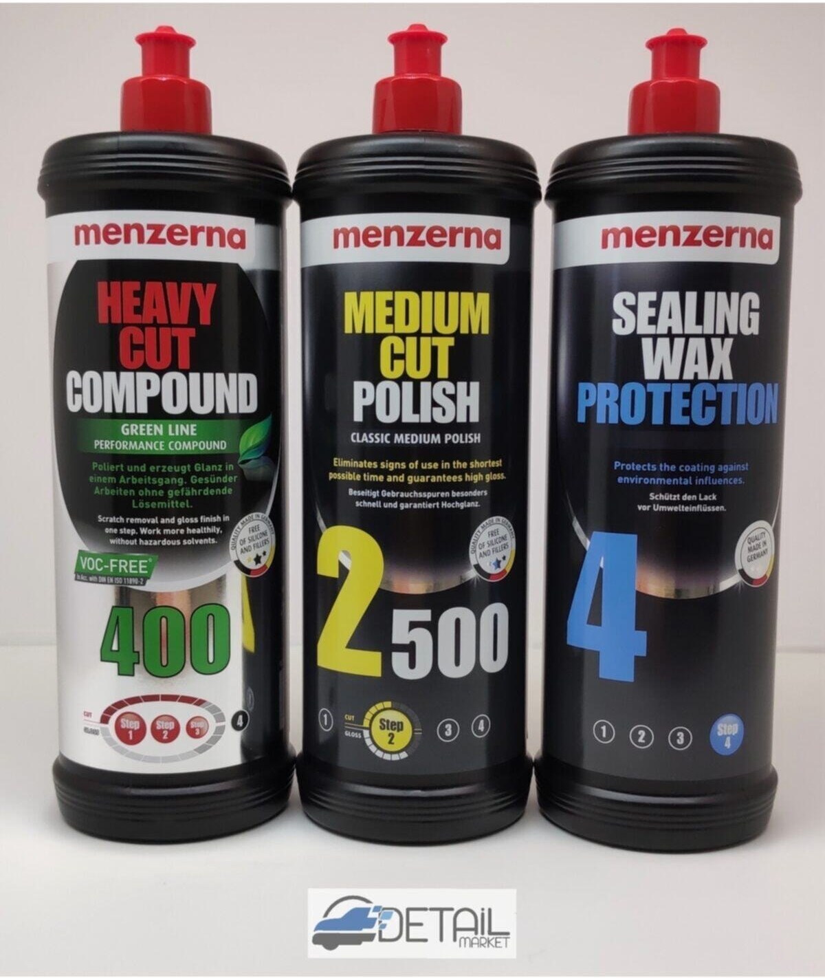 Menzerna Yeşil 400 2500 Sealing Wax Pasta Cila Seti 1 Lt Fiyatı ve ...