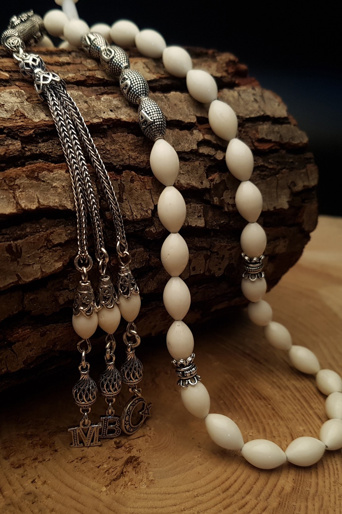 OTTOTESBİH Isimli Tespih, Kişiye Özel Tespih, Beyaz Tesbih, Isimli ...