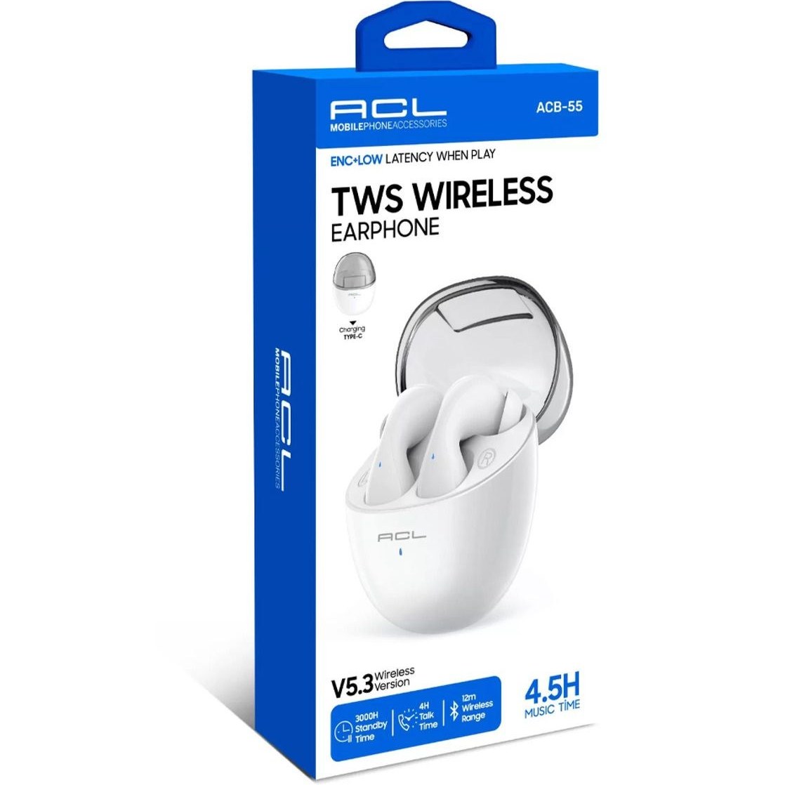 ACL ACB-55 5.3 Versiyon Type-C Şarj Girişli TWS Wireless Kulakiçi ...