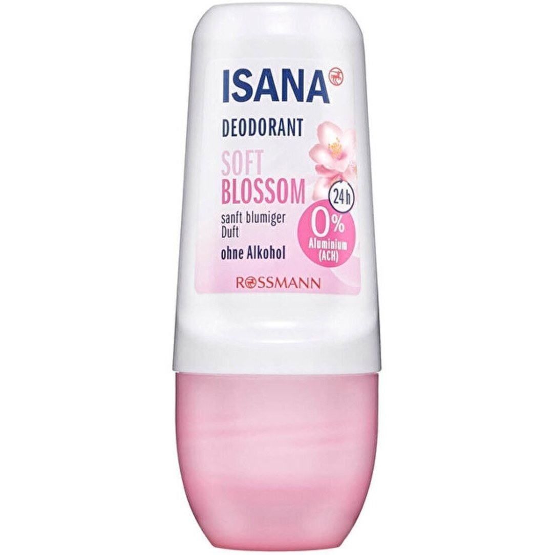 ISANA Deodorant Roll On - Çiçek Kokulu, 24 Saate Kadar Etkili - 50 ml ...