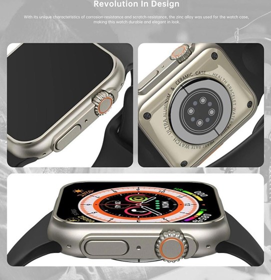 Saatimonline Gs Ultra 8 Max Turuncu Akıllı Saat Fiyatı ve Özelliklerı ...