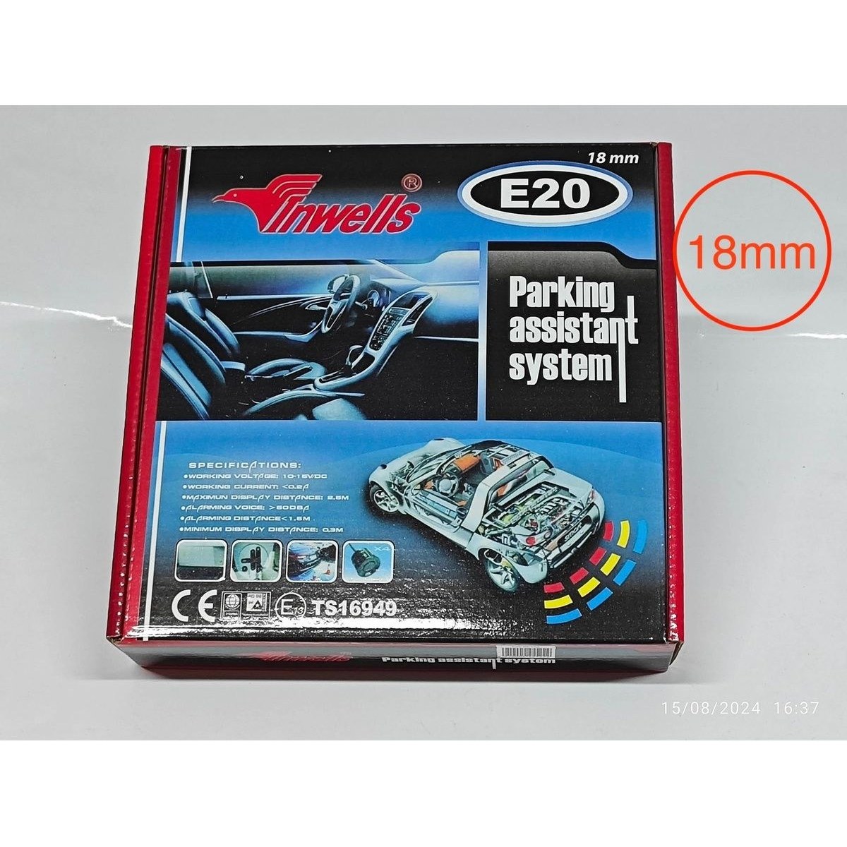 Genel Markalar İnwells 18 mm Yeni Sesli Park Sensörü E20-18mm Beyaz ...