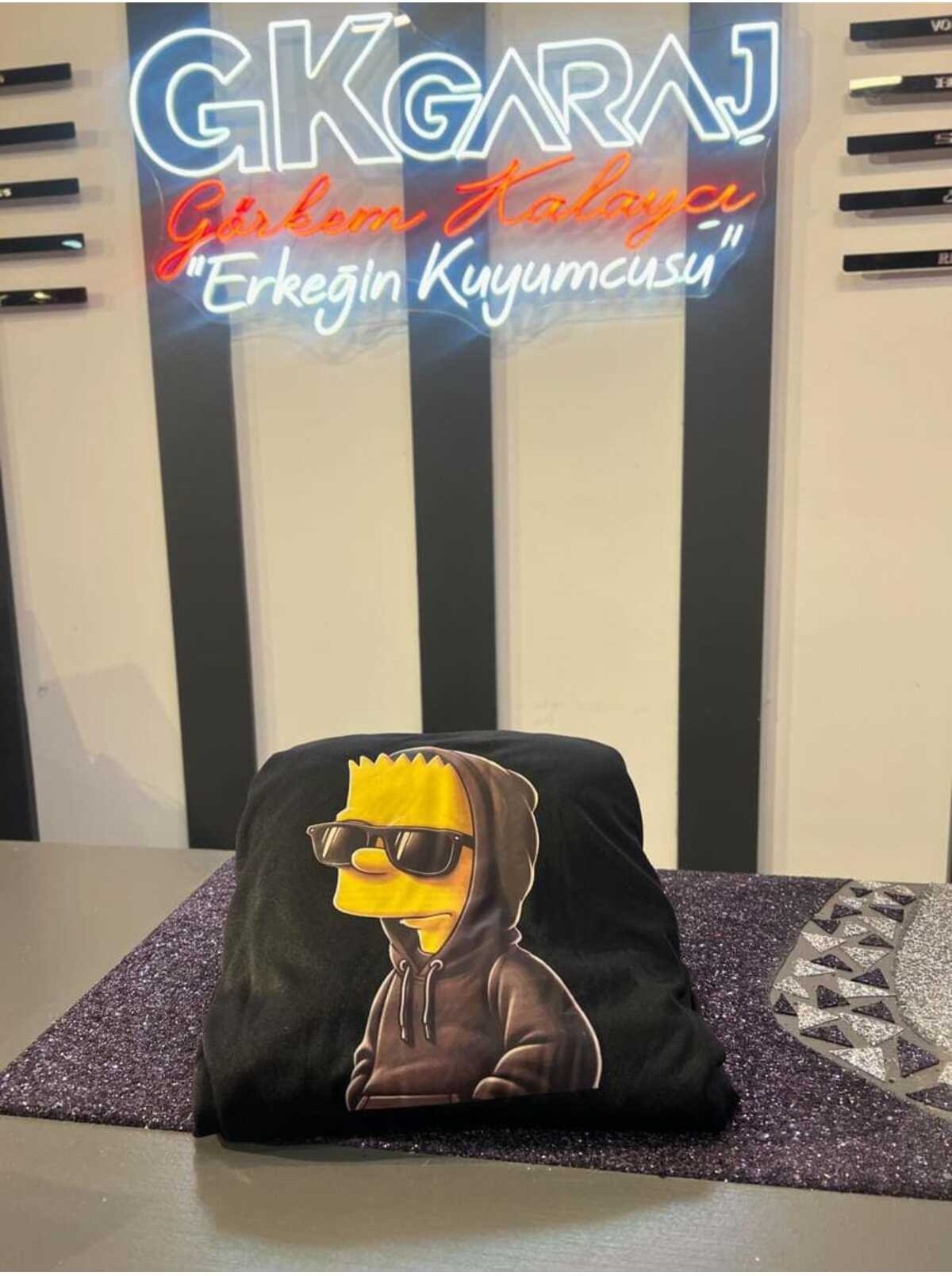GK GARAJ 4lü Siyah Simpson Koltuk Kılıfı Fiyatı ve Özelliklerı - Badem