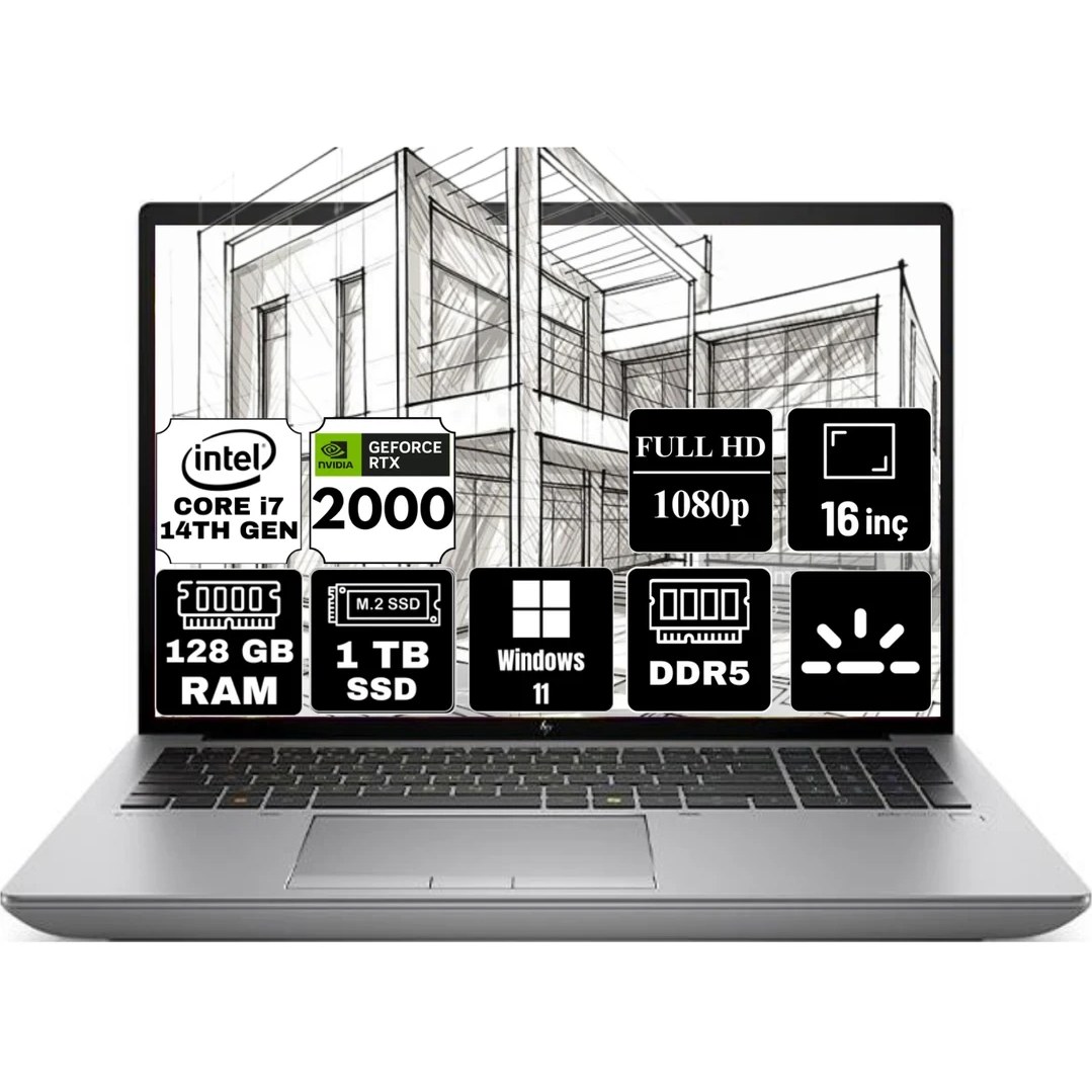Hp Zbook Fury 16 G11 Intel Core I7-14700HX 128GB 1tb SSD Rtx 2000 Ada ...