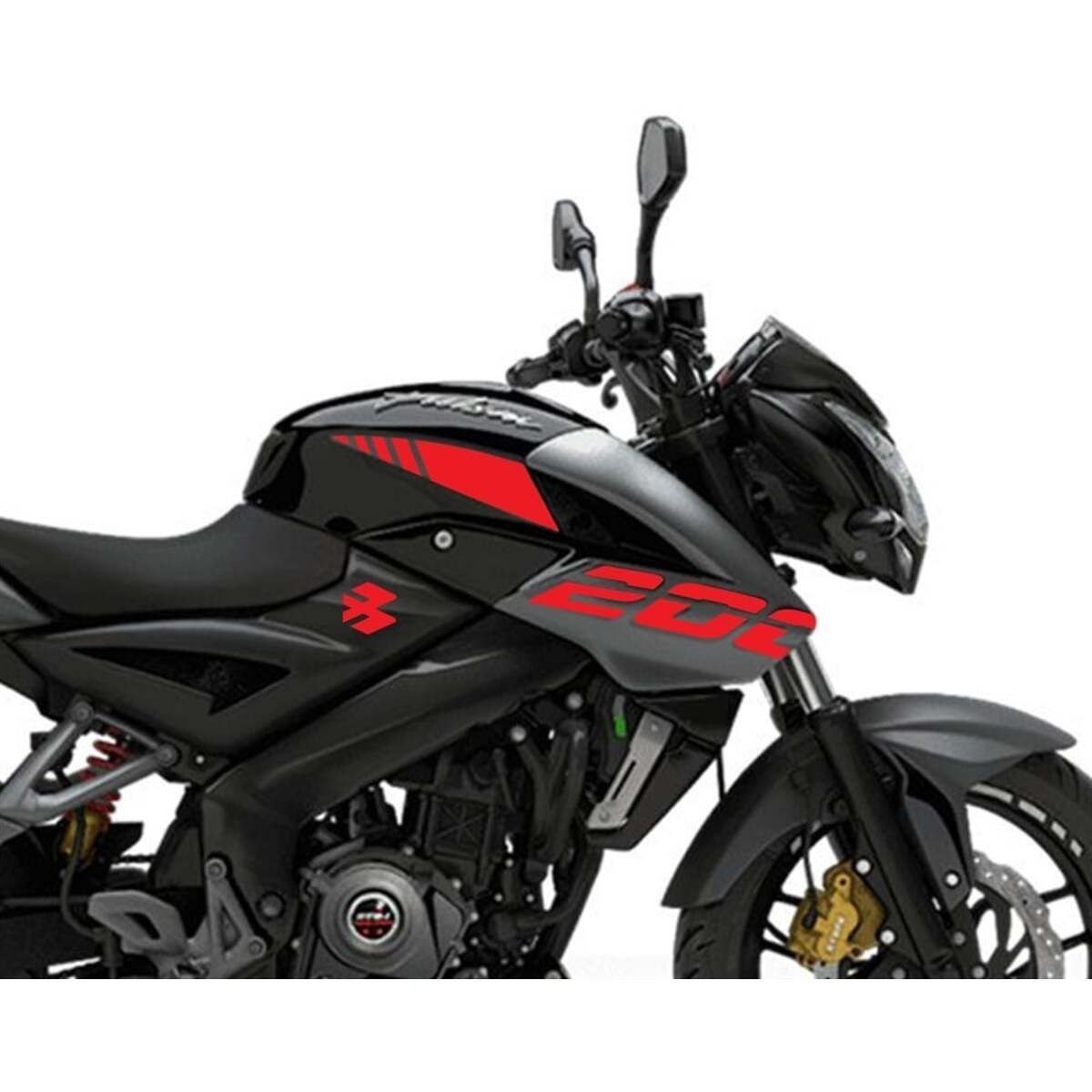Redline Grafik Bajaj Pulsar Ns 200 Depo Etiketleri Kırmızı Fiyatı ve ...