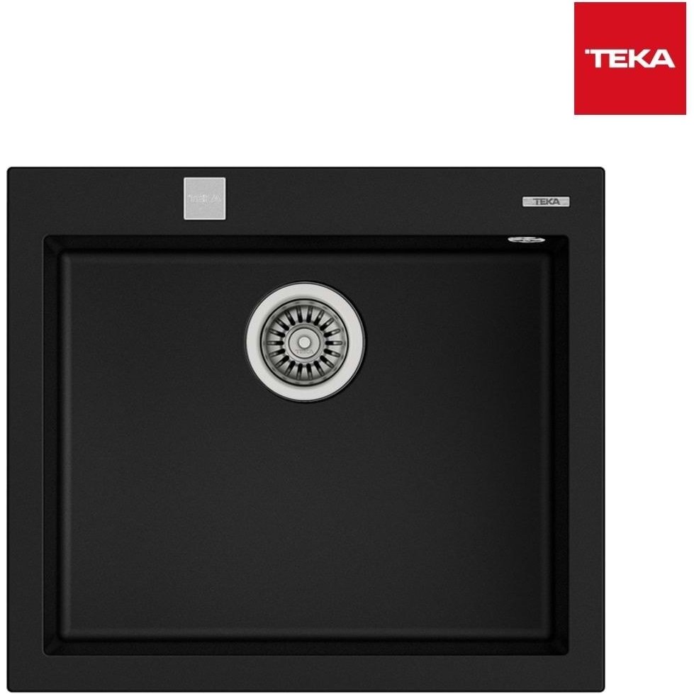Teka FORSQUARE 50.40 TG BLACK Granit Evye, Tezgah üstü Fiyatı ve ...