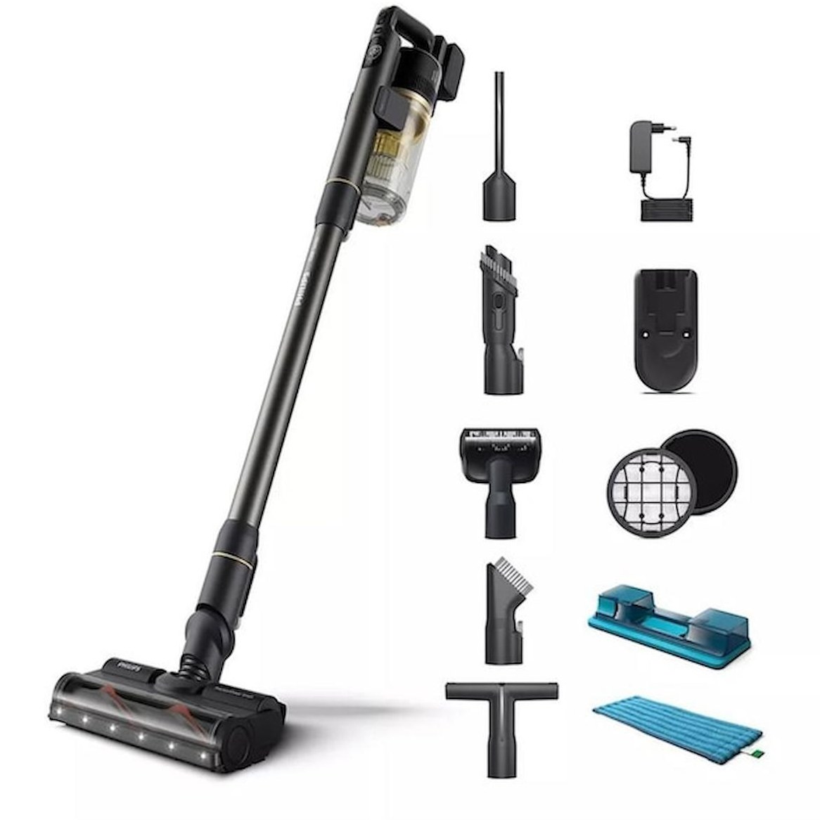 Philips 7000 Serisi XC7057\u002F01 Islak Kuru Şarjlı Dikey Süpürge Fiyatı ve Özelliklerı - Badem