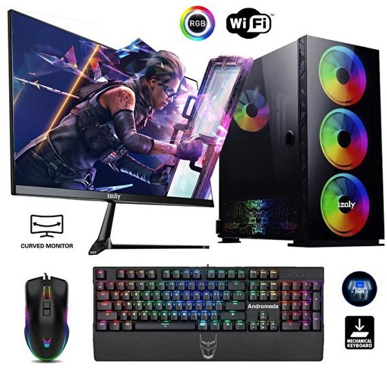 İzoly King Intel Core i5 12400F 24" 16 GB RAM 512 GB M2 NVMe SSD 8 GB ...