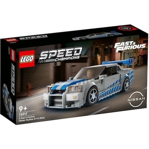 Lego Speed Champions 76917 2 Fast 2 Furious Nissan Skyline Gt-r R34 ...