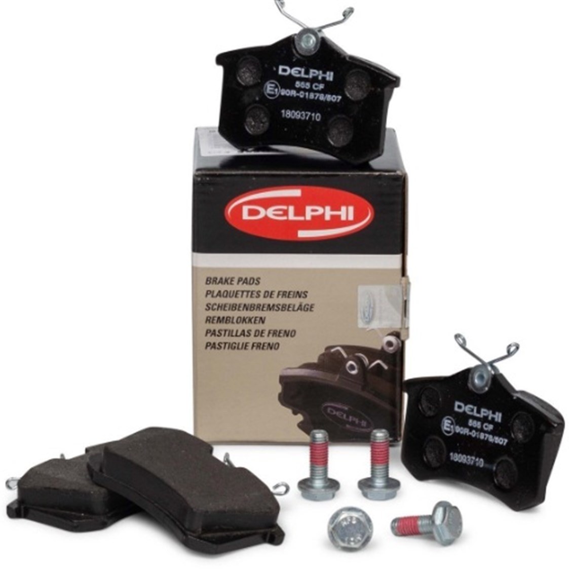 Volkswagen Polo 2000 - 2002 Arka Fren Balatası Delphi Marka 7701207695 ...