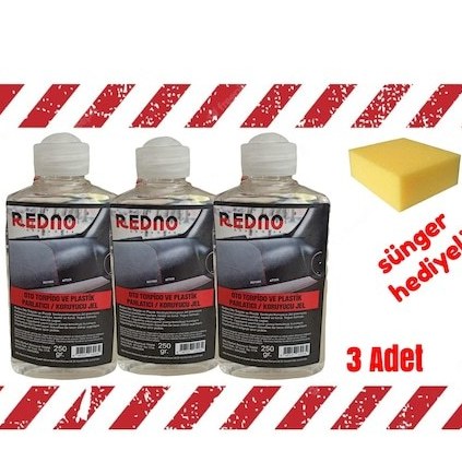 Redno Oto Torpido Plastik Aksam Parlatıcı Bakım Jeli 250 Gr 3 Ade ...