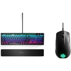 Steelseries Apex 5 RGB Kablolu Q Oyuncu Klavye + Rival 3 Kablolu RGB ...
