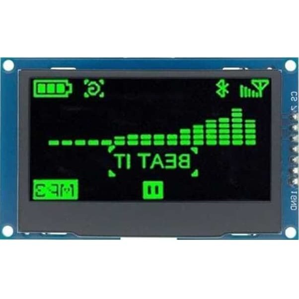 Fastbuy Arduino Uno R3 İle Entegre Ssd1309, 7 Pin Spı/ı2c Oled Yeşil ...