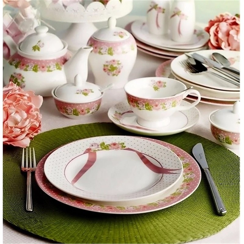 Pierre Cardin Joyfull 49 Parça 6 Kişilik Porselen Kahvaltı Takımı ...