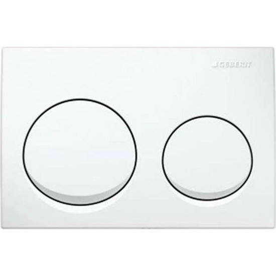 Geberit Alpha 10 Kumanda Kapağı - Çift Basmalı Beyaz Fiyatı ve ...