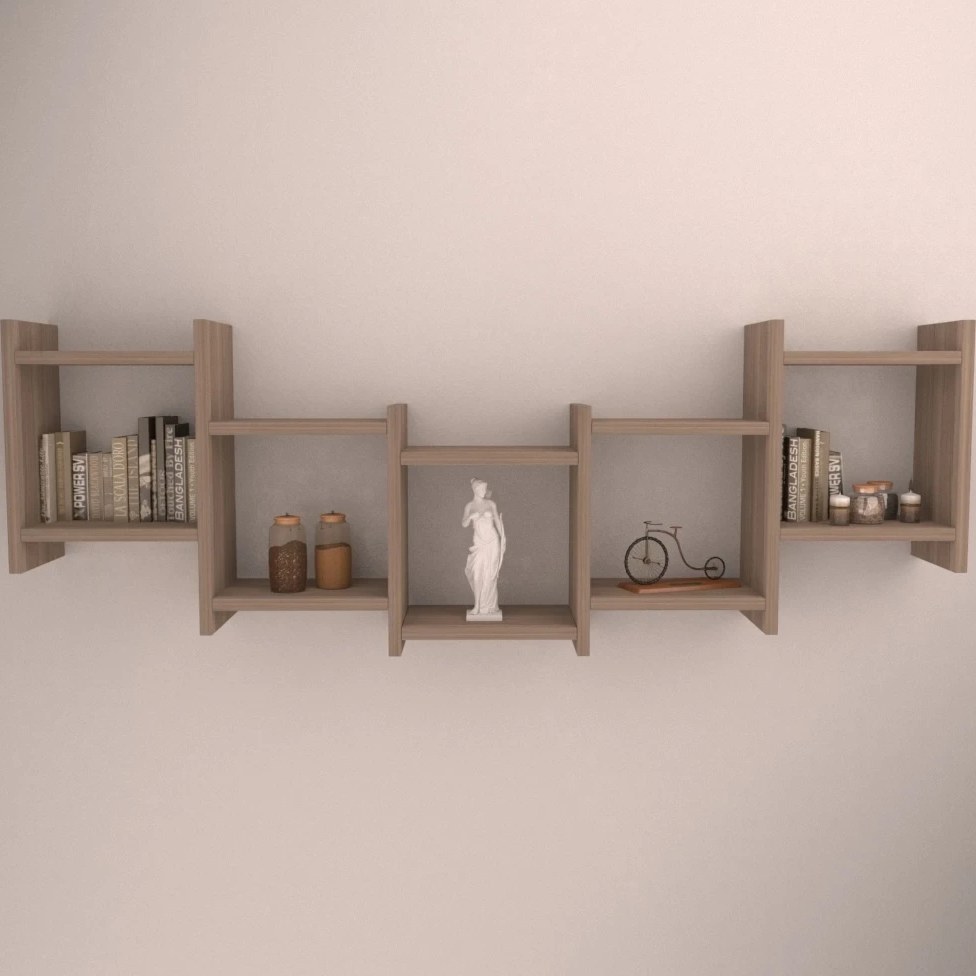 Rafkestir Duvar Raf Set -23 Cordoba ( Mat ) Fiyatı ve Özelliklerı - Badem