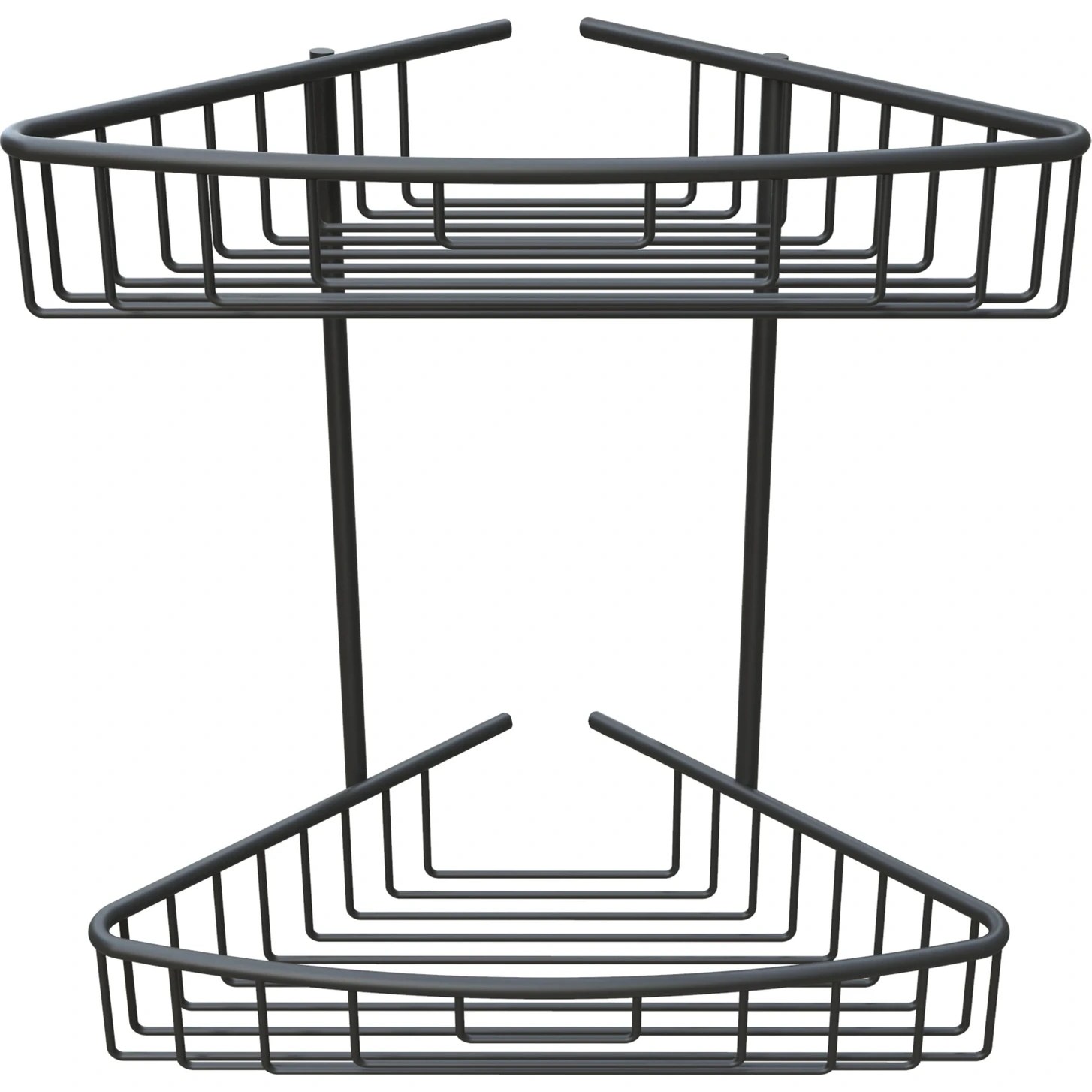 Primanova Paloma Alüminyum Banyo Rafı 2'li Mat Eloksal Siyah Fiyatı ve ...