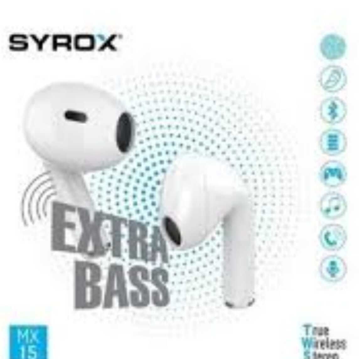 Syrox mx15 bluetooth kulaklık Extra Bass Fiyatı ve Özelliklerı - Badem