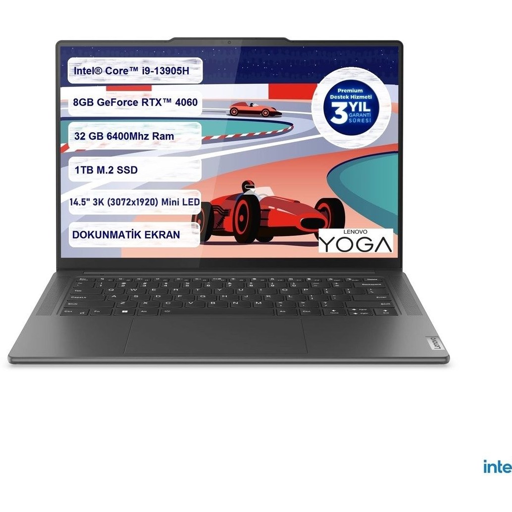 LENOVO Yoga Pro 9 Intel Core I9-13905H 32GB 1TB SSD 8GB RTX4060 14.5 ...