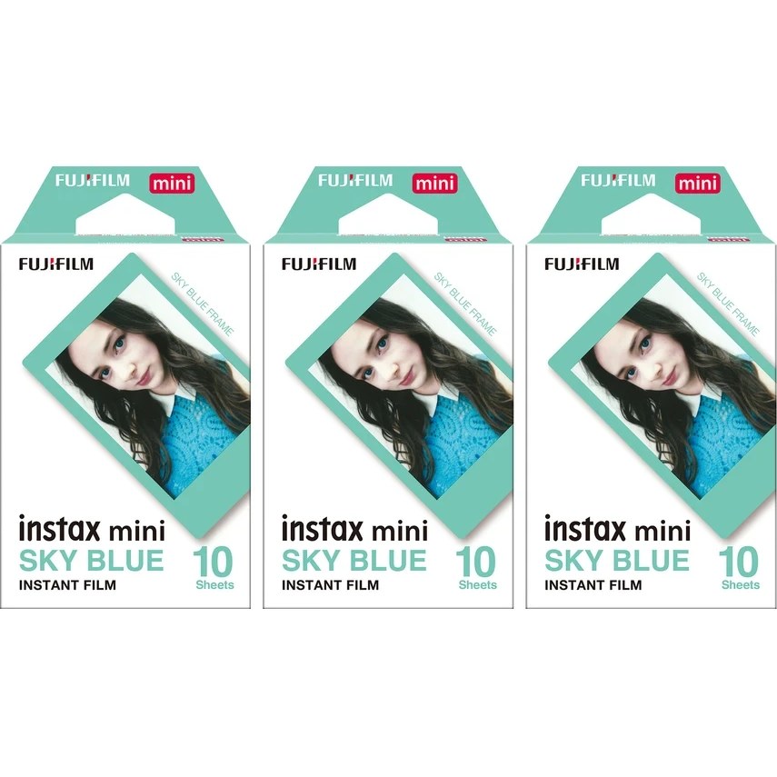 Instax Mini Sky Blue Edition 10X3 Film Seti Fiyatı ve Özelliklerı - Badem