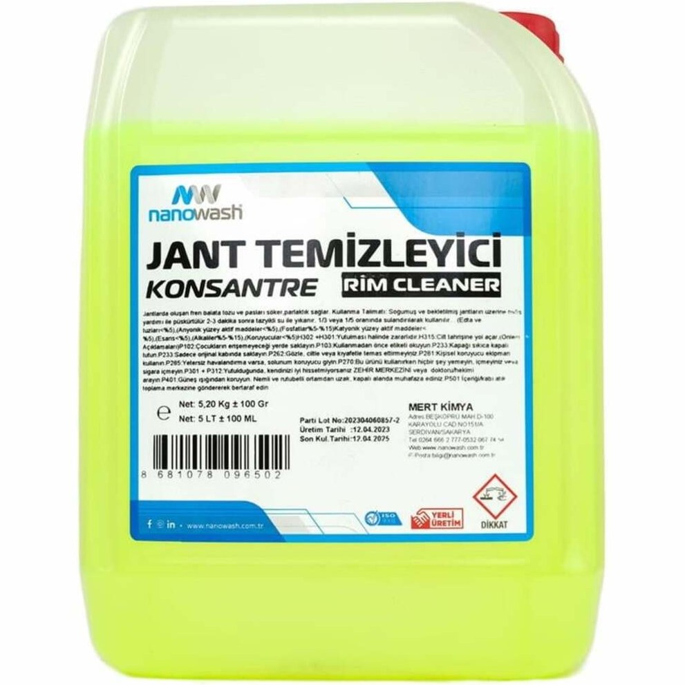 nanowash Jant Temizleyici 5 Lt Fiyatı ve Özelliklerı - Badem