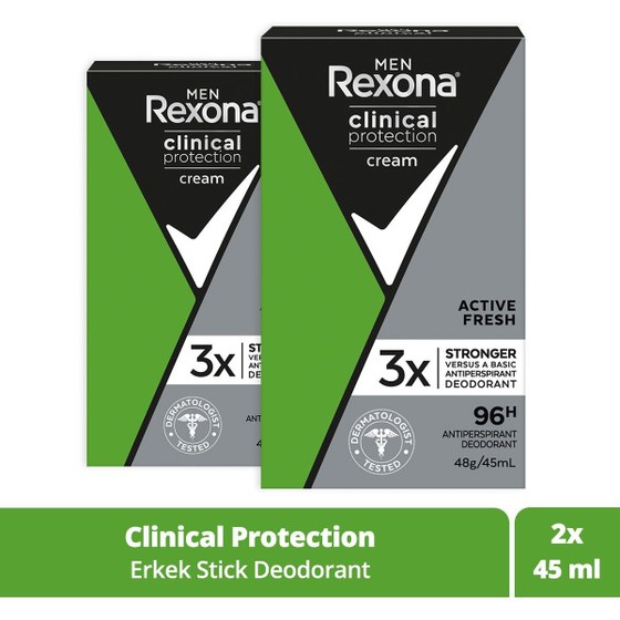 Rexona Men Clinical Protection Stick Deodorant Active Fresh 96 Saate ...