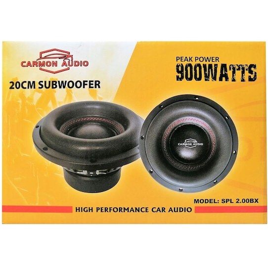Carmon Audio 20cm Subwoofer Profesyonel Bass 900W 300 Rms Fiyatı ve Özelliklerı - Badem
