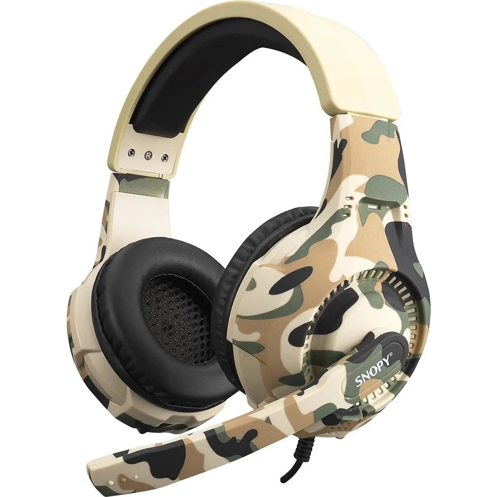 SN-8800 Gametıme Kamuflaj Desenli Pc 3,5m Ps4- Xbox-Mobile Gaming ...