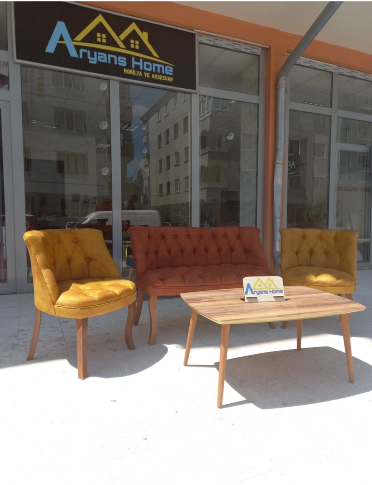 ARYANS HOME Ofisi, Balkon, Salon Ve Mutfak Koltuk Takımı - Çay Seti ...