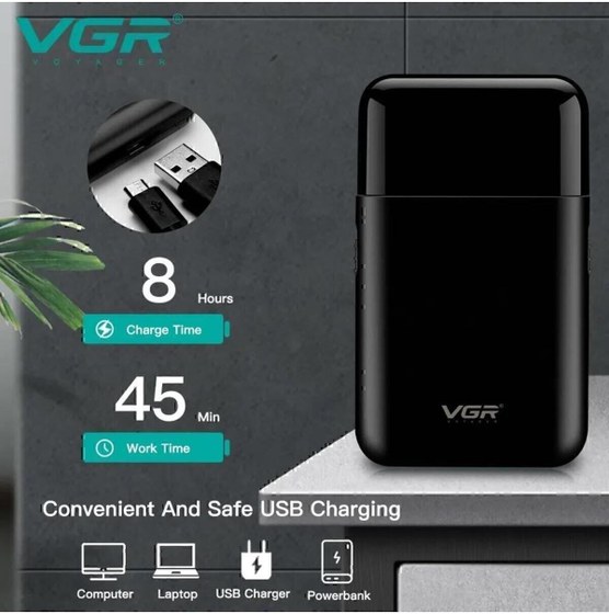 VGR V-390 Sıfır Sakal Yanak Tıraş Makinesi Siyah Fiyatı ve Özelliklerı - Badem