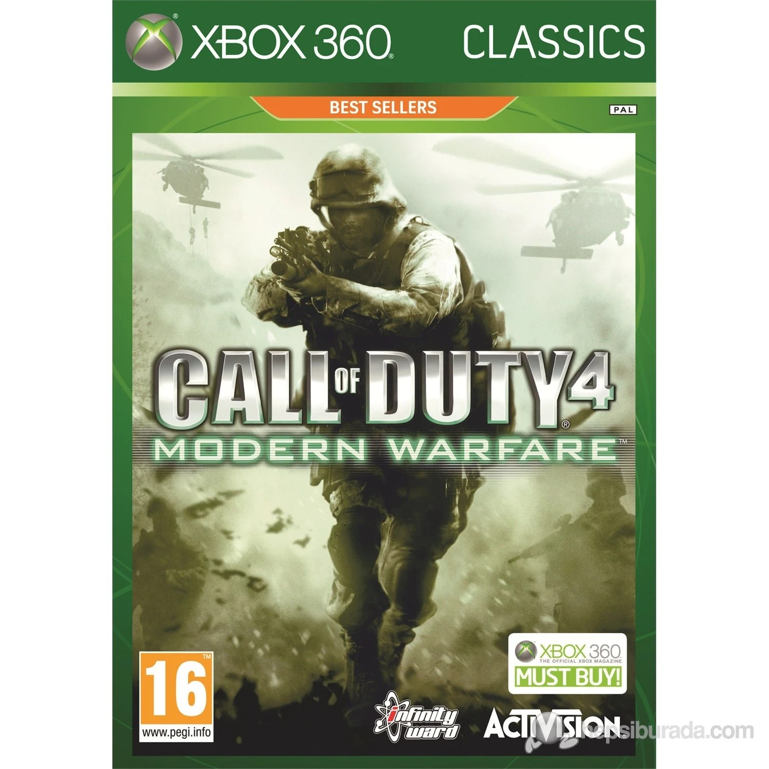 Activision Call of Duty 4 Modern Warfare Aksiyon Oyunu Xbox 360 ...